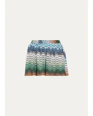 Missoni Zigzag-knit Shorts