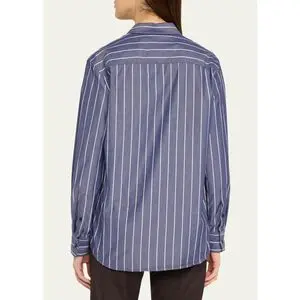 NILI LOTAN Raphael Classic Striped Button-down Shirt