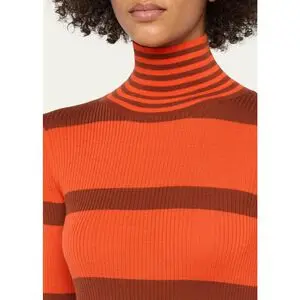 ZANKOV Runi Striped Turtleneck Top