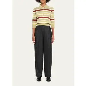 ZANKOV David Striped Merino Wool Pullover