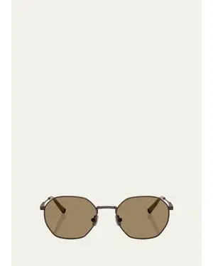 Brunello Cucinelli 51mm Geometric Sunglasses