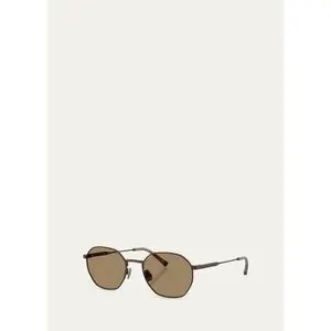 Brunello Cucinelli 51mm Geometric Sunglasses