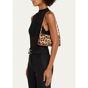 MANSUR GAVRIEL Gaia Calf Hair Baguette Shoulder Bag