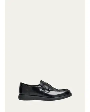 Church's Rock Ferry Polished Leather Sneaker-sole Penny Loafers