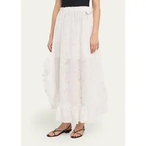 Zimmermann Daylight Ruffle Maxi Skirt