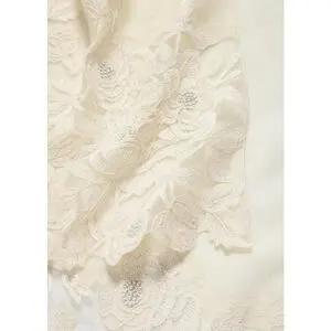 Janavi Rose Embroidered Cashmere Scarf