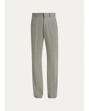 Amiri Ma Fit Houndstooth Sequin Trousers