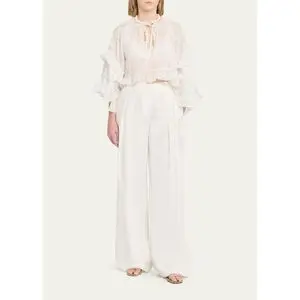 Zimmermann Daylight Ruffle Blouse