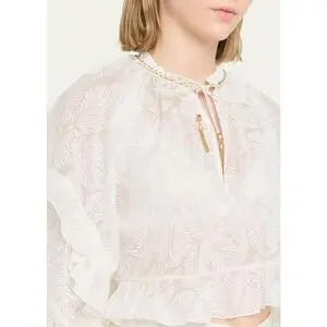 Zimmermann Daylight Ruffle Blouse