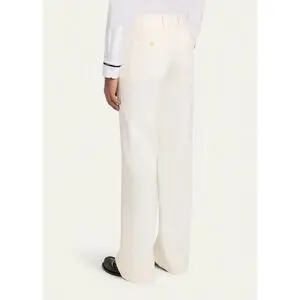 Alexander McQueen Wool Pintuck-pleated Wide-leg Trousers