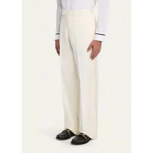 Alexander McQueen Wool Pintuck-pleated Wide-leg Trousers