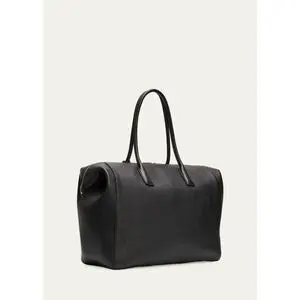 Saint Laurent North/south Doctor Bag In Grainy Leather