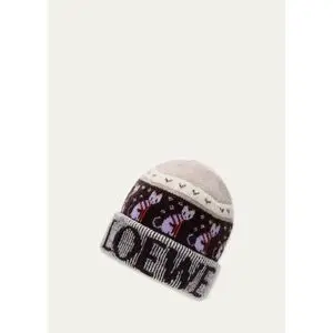 Loewe X Louis Wain Futurist Cat Beanie
