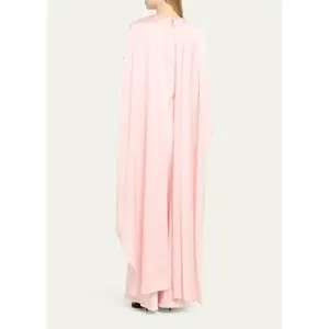 Simkhai Izel Satin Cape Dress