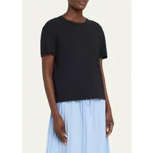 TOTEME Classic Cotton T-shirt - Black