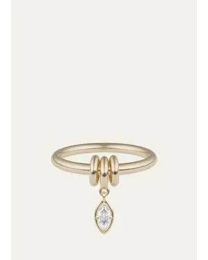 SPINELLI KILCOLLIN Pia Marquise Diamond Gold Ring