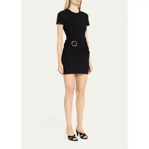 Simkhai Leni Ruched Mini Dress