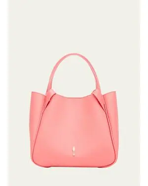 CHRISTIAN LOUBOUTIN Bettina Mini Leather Tote Bag - Grapefruit