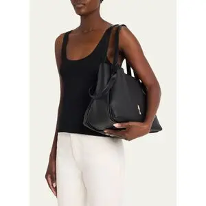 CHRISTIAN LOUBOUTIN Bettina Small Leather Tote Bag - Black