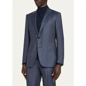 Zegna Ticweave Wool Single-breasted Sport Coat