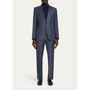 Zegna Ticweave Wool Single-breasted Sport Coat