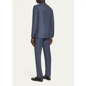 Zegna Ticweave Wool Single-breasted Sport Coat