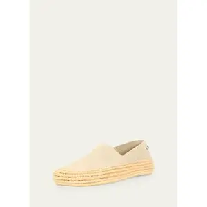 Loewe X Paula's Ibiza Rio Suede Espadrilles - Light Grey