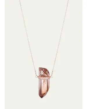 Jia Jia 14k Crystalline Smoky Quartz Necklace
