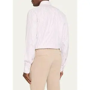 Kiton Mini Check Cotton Sport Shirt