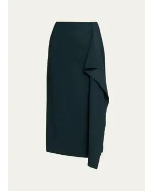 A.L.C. Seraphina Midi Skirt - Forest