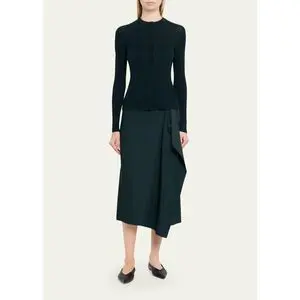 A.L.C. Seraphina Midi Skirt - Forest