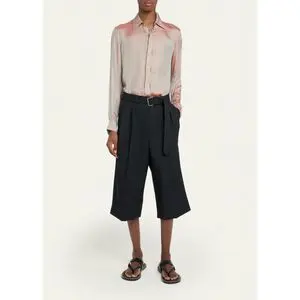 Dries Van Noten Thong Leather Sandals - Black