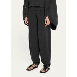 Zimmermann Valiant Knit Barrel-leg Pants