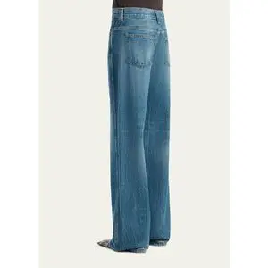 Khaite Bonnie Low-rise Straight-leg Jeans
