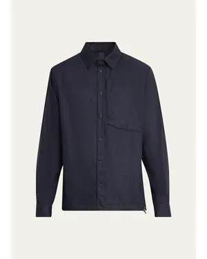 Sease New Gate Drawstring Shirt - Denim Blue