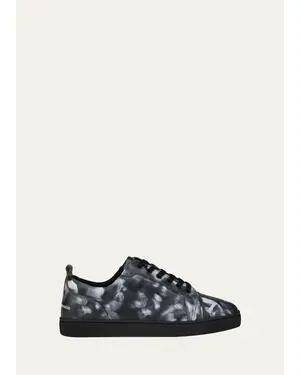 CHRISTIAN LOUBOUTIN Louis Jr Canopee Leather Low-top Sneakers