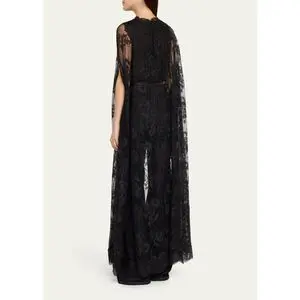 Zimmermann Valiant Lace Cape Top