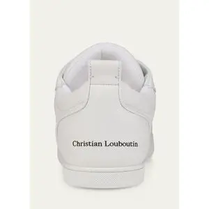 CHRISTIAN LOUBOUTIN Sk Vi Flat Calf Leather Low-top Sneakers - White