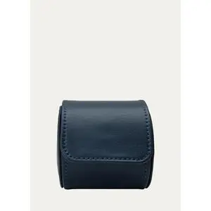 Wolf Earth Apple Leather Single Watch Roll