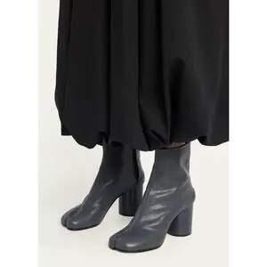 MAISON MARGIELA 80mm Tabi Leather Ankle Boots