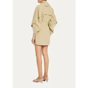 Zimmermann Valiant Utility Cotton Belted Mini Dress