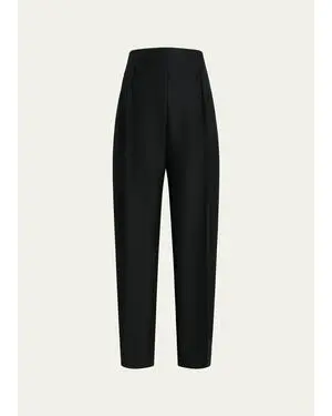 Khaite Somera Barrel-leg Pants