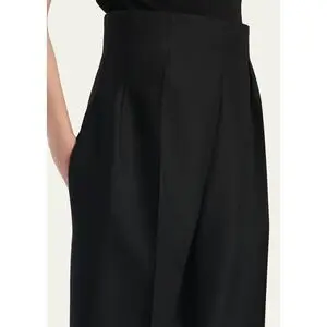 Khaite Somera Barrel-leg Pants