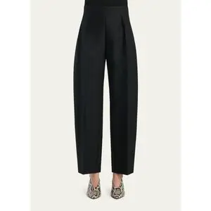 Khaite Somera Barrel-leg Pants