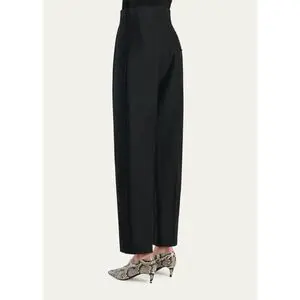 Khaite Somera Barrel-leg Pants