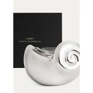 L'Objet X Jessica Mccormack Shell Stainless Steel Caviar Dish - Silver