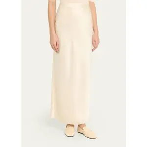 Vince Satin Bias Skirt