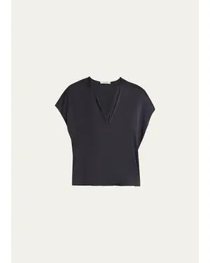 Vince Sleeveless Draped Top