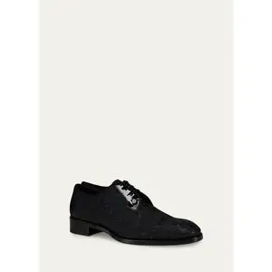 CHRISTIAN LOUBOUTIN Chambeliss Night Strass Jacquard Derby Shoes
