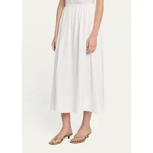 TOCCIN Imogen Linen-cotton Midi Skirt
